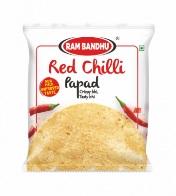 Ram Bandhu Red Chilli Papad - Ram Bandhu